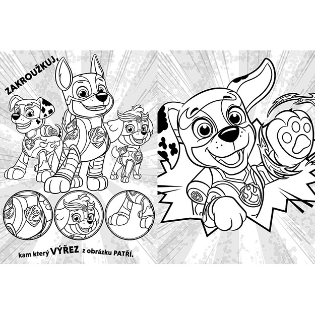 Jiri. Vybarvuj si! Tlapková patrola Mocné tlapky