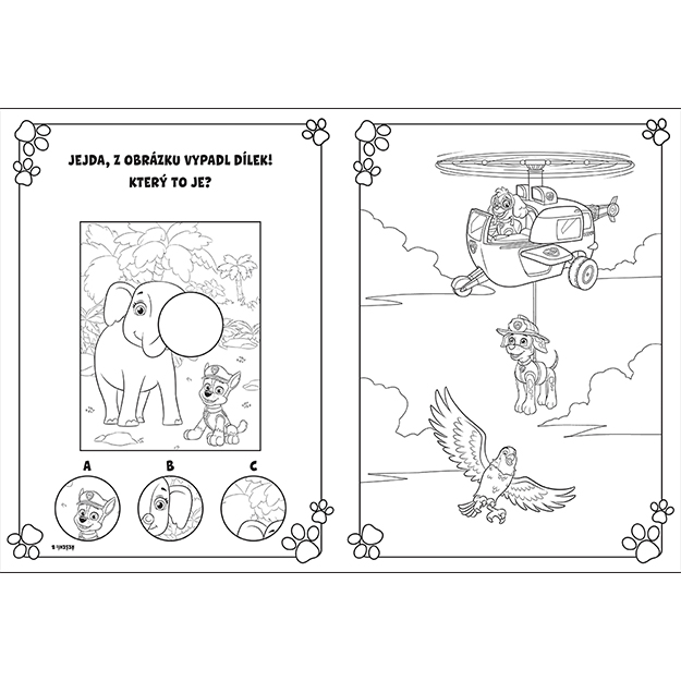 Jiri. Vybarvuj si! Tlapková patrola Kamarádi zvířátka