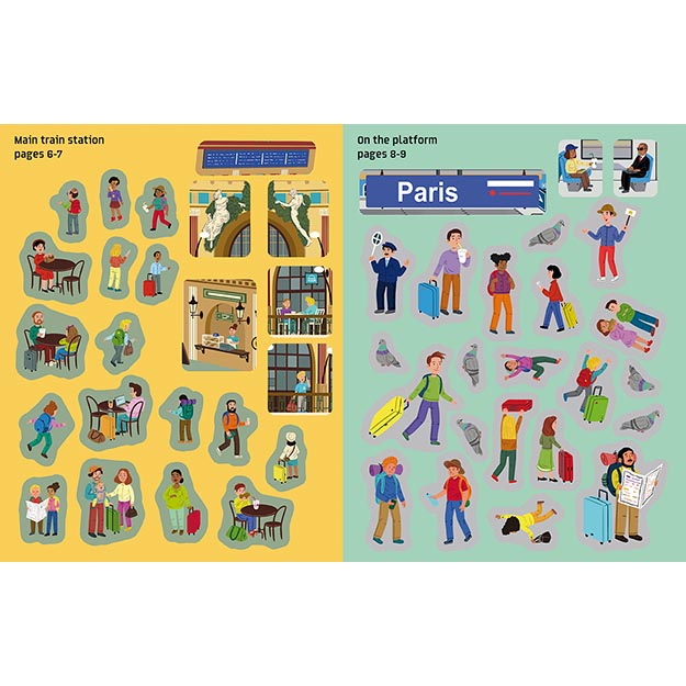 Jiri. Sticker book Trains